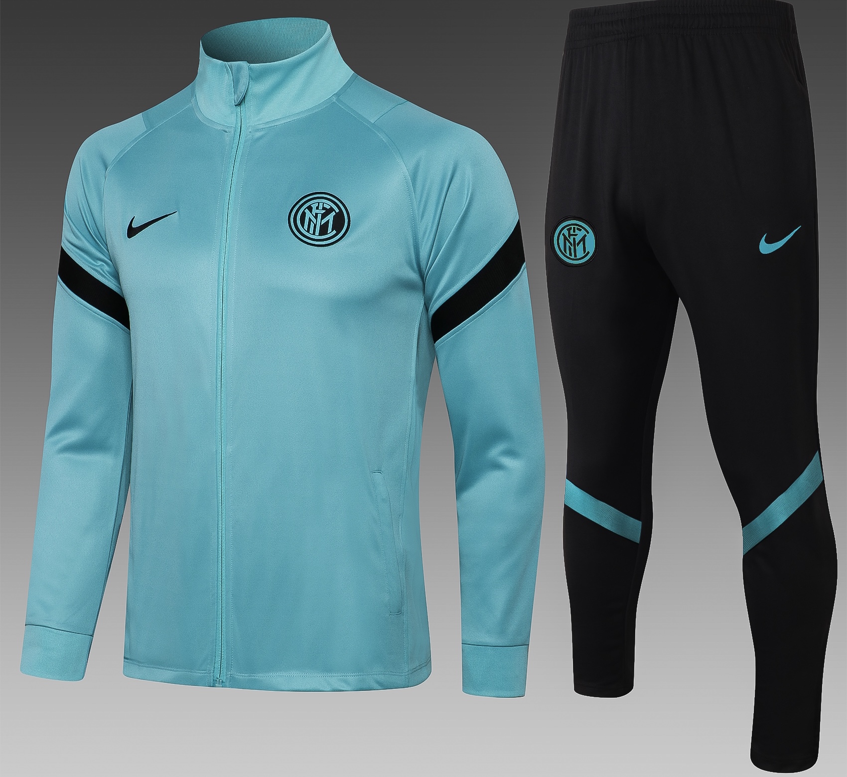 21/22 Inter Milan Full Zip Tracksuit - Stepiconic